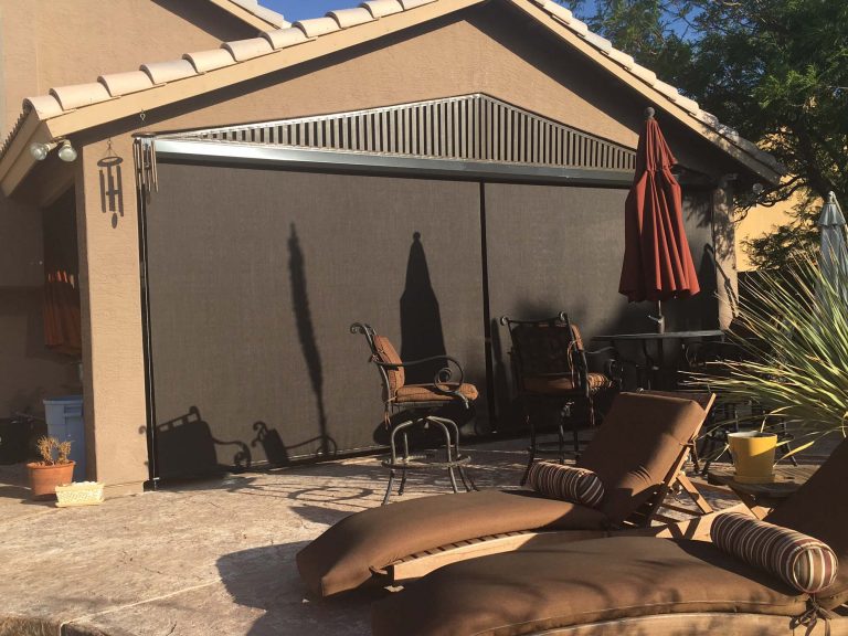 Roll Down Patio Shades Phoenix | AAA Sun Control
