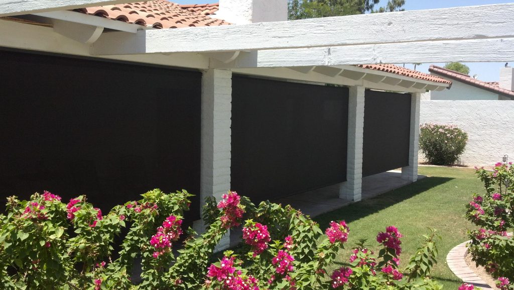 Roll Down Patio Shades Phoenix | AAA Sun Control