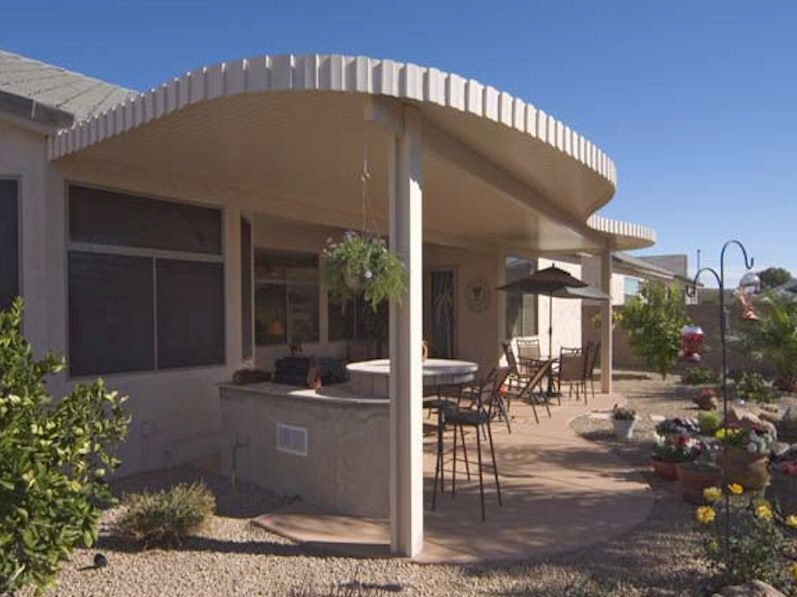 Alumawood Newport Solid Shade Structures | AAA Sun Control